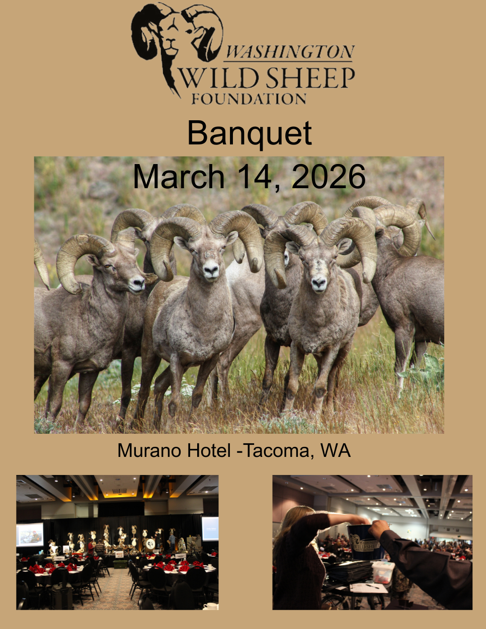 Washington Wildsheep Banquet - Save the date